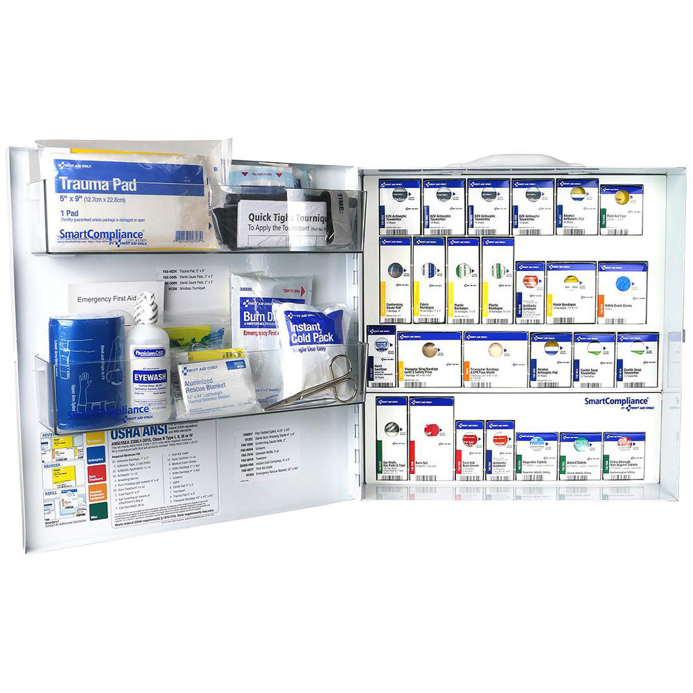 PRO-SAFE - 342 Pc Smartcompliance First Aid Kit for 100: Wall Mount ...