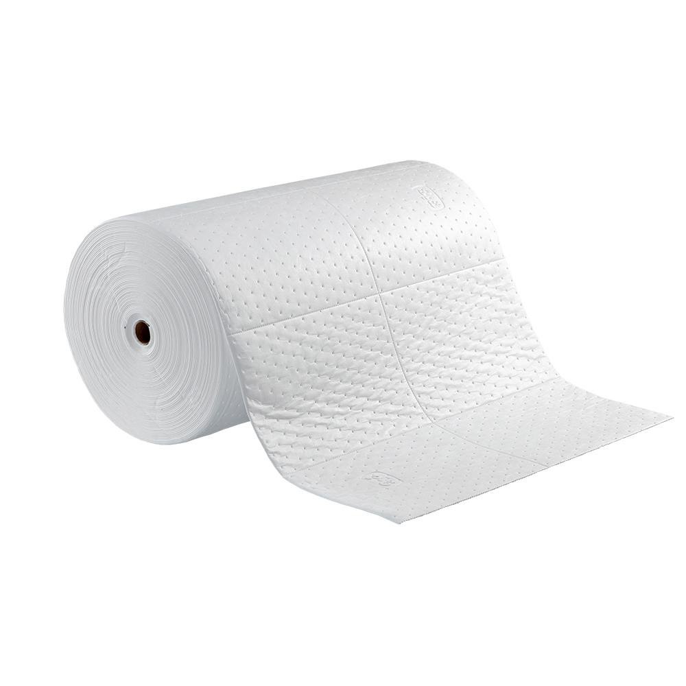New Pig - Sorbent Mat: For Oil Only, Heavy Weight, 40.2 gal, White ...
