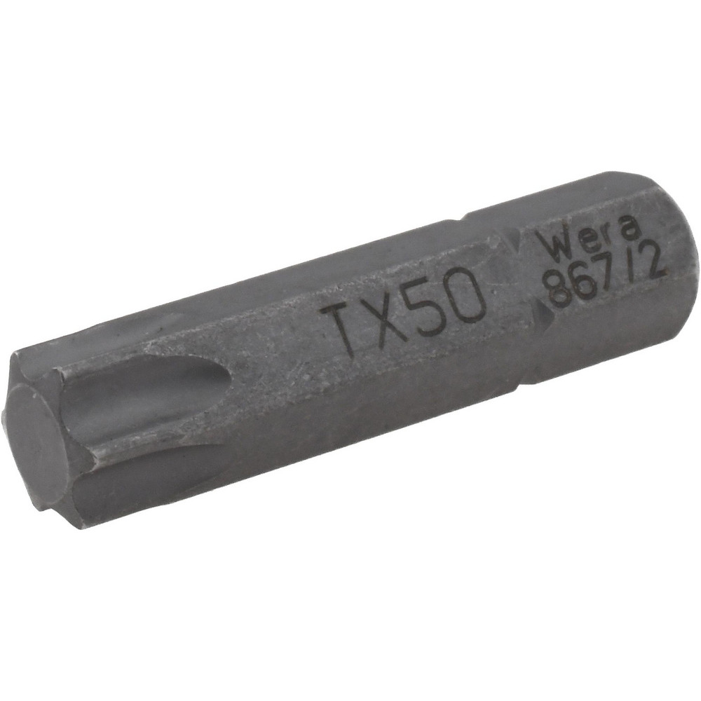 Wera - 5/16" Drive T50 Torx Screwdriver Bit | MSC Direct