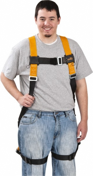 Miller - Fall Protection Harnesses: 400 Lb, Size Universal, Polyester ...