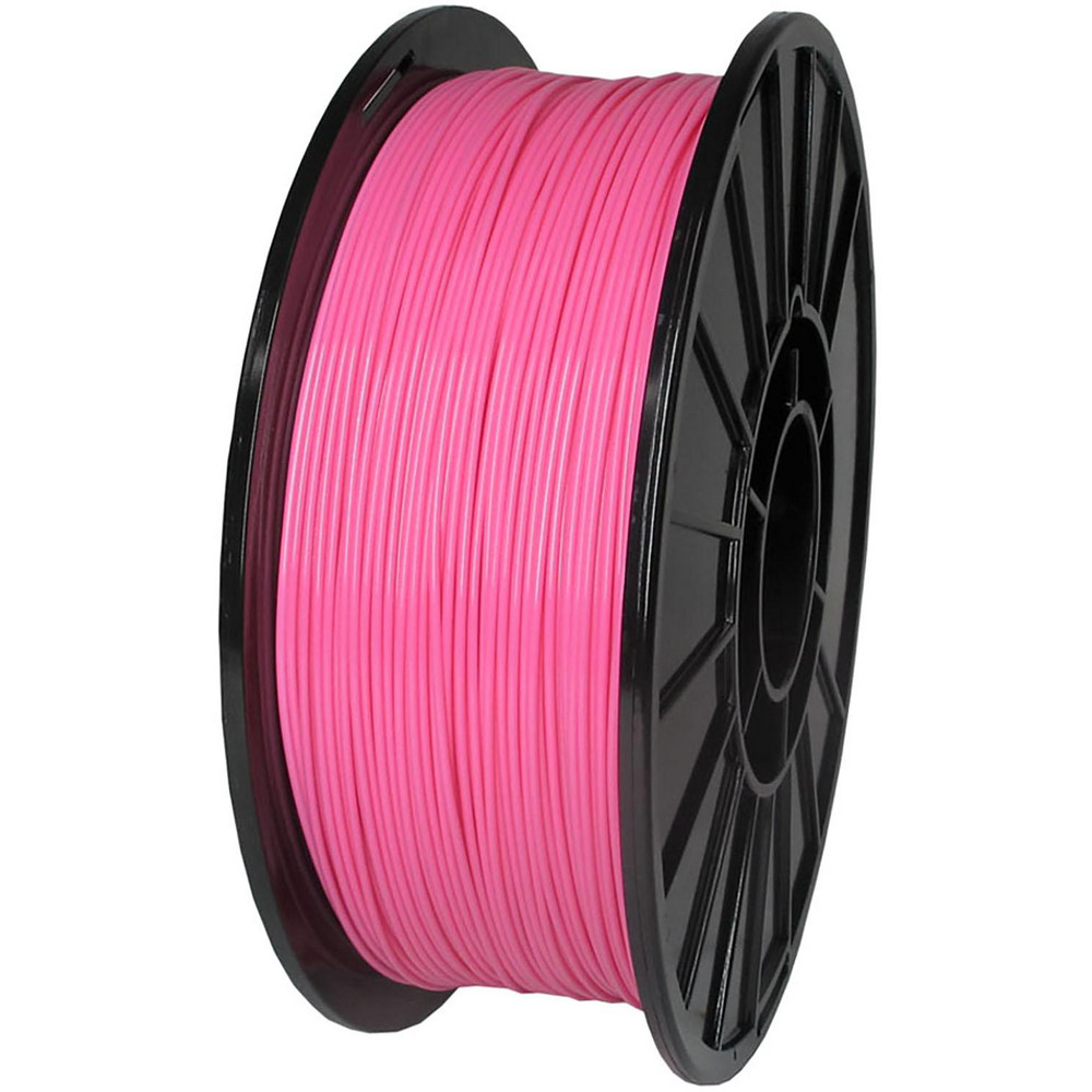 Push Plastic - 3D Printer Consumables: Filament Material: ABS; Color: Pink; Color Family: Red ...