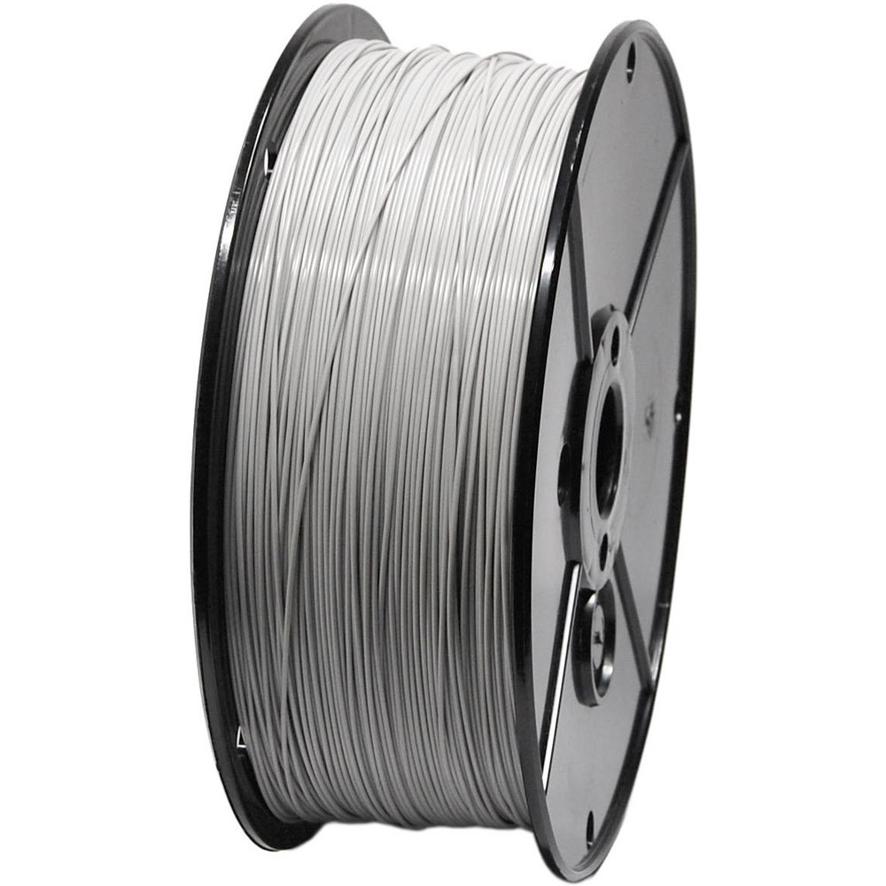 Push Plastic - 3D Printer Consumables: Filament Material: PLA; Color: Light Grey; Color Family ...
