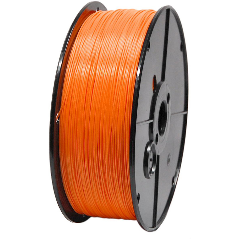 Push Plastic - 3D Printer Consumables: Filament Material: PLA; Color Family: Orange; Color ...