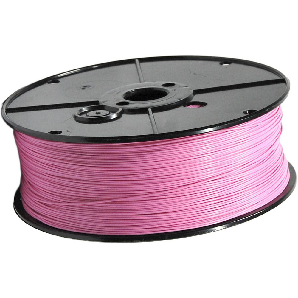 Push Plastic - 3D Printer Consumables: Filament Material: ABS; Color Family: Red; Color: Pink ...