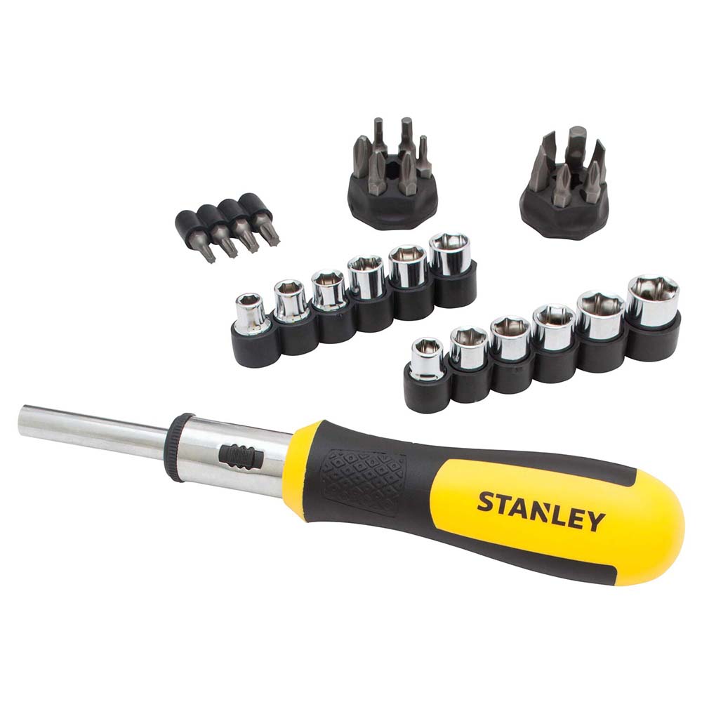 Stanley - Screwdriver Set: 29 Pc, Hex, Phillips, Slotted & Torx | MSC ...