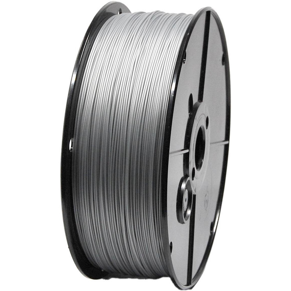 Push Plastic - 3D Printer Consumables: Filament Material: ABS; Color: Silver Metallic; Color ...