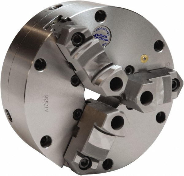 Buck Chuck Company - Manual Lathe Chuck: 10" Dia, 3 Jaws, Self ...
