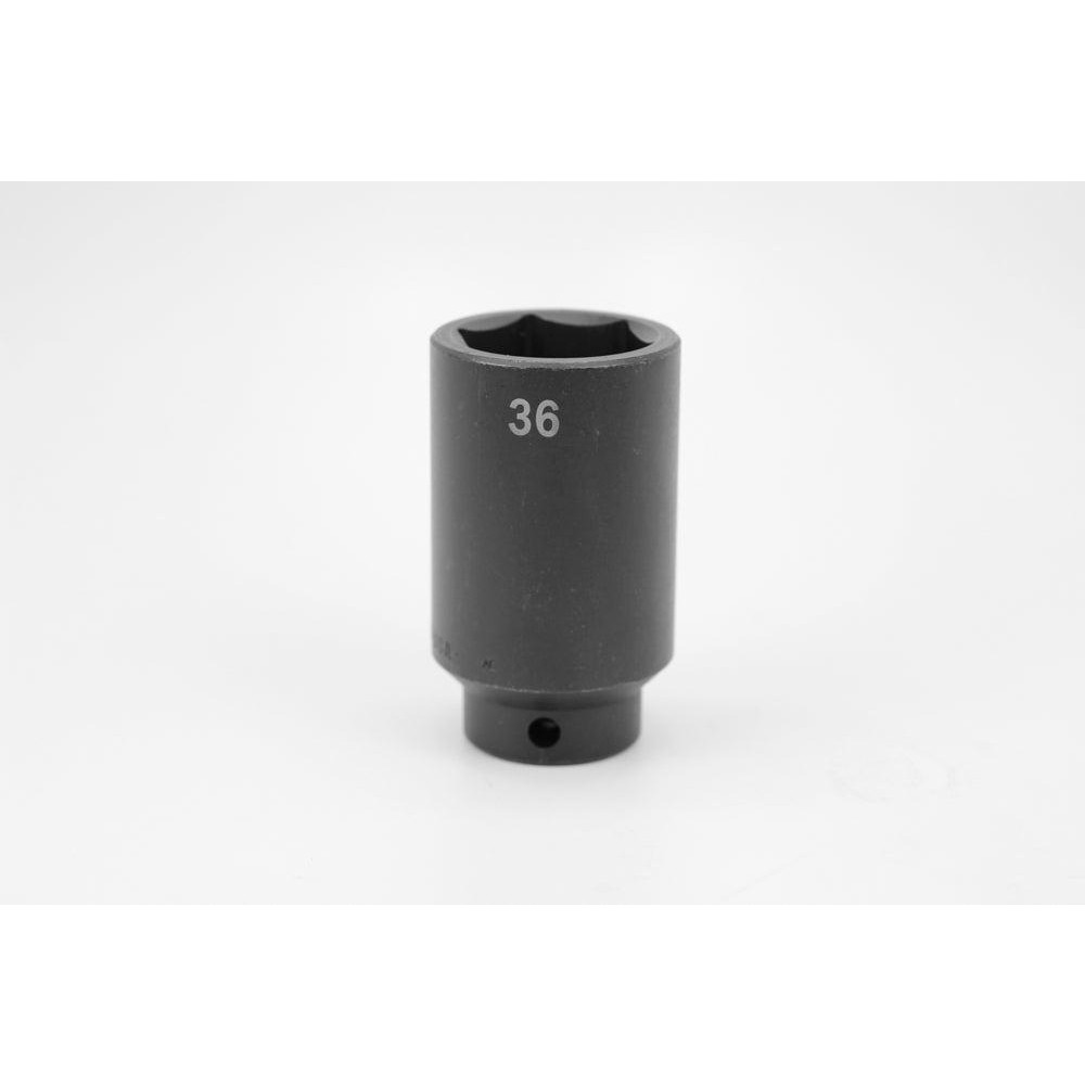 SK - Impact Socket: 1/2" Drive, 36 mm Socket, Hex Drive | MSC Direct