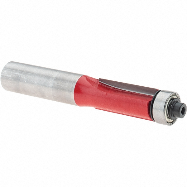 Freud - 1/2" Diam, 1" LOC, 9 Flute Carbide-Tipped Edge Profile Flush ...