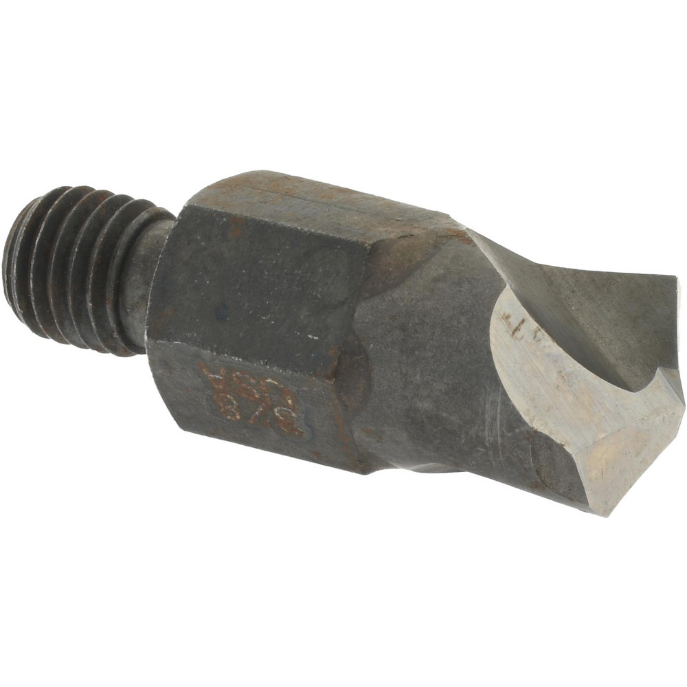 Hertel - Threaded Shank Drill Bit: 3/8" Dia, 135 ° Point, 1/4-28 Shank ...