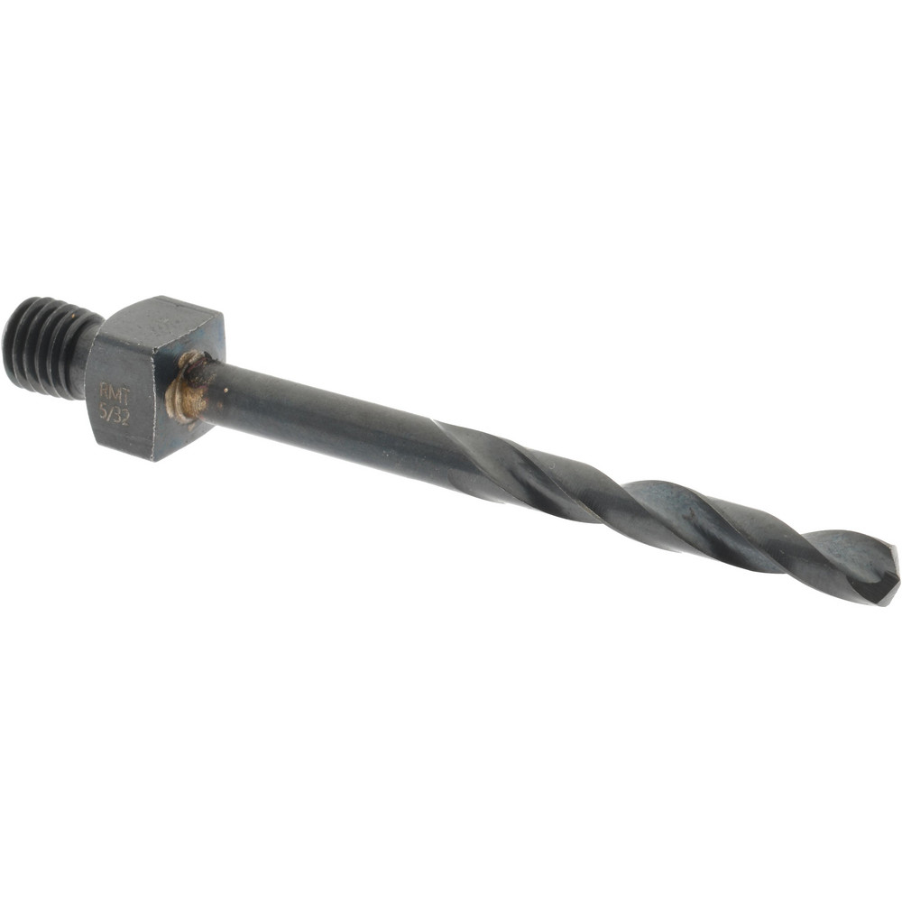 Hertel - Threaded Shank Drill Bit: 5/32" Dia, 135 ° Point, 1/4-28 Shank ...