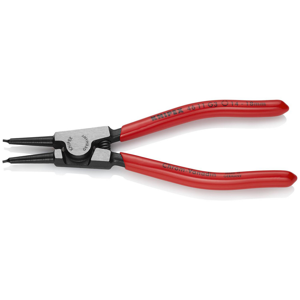 Knipex - Retaining Ring Pliers; Type: Fitting Grip Rings; Tip Angle: 0 ...