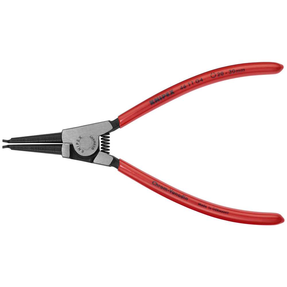 Knipex - Retaining Ring Pliers: Type: Fitting Grip Rings; Tip Angle: 0 ...