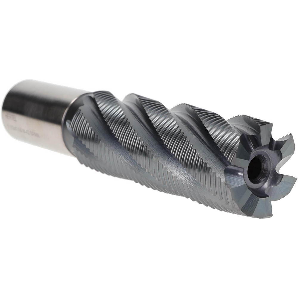Hertel - Roughing End Mill: 1-1/2" Dia, 6 Flute, Fine Pitch, Single End ...