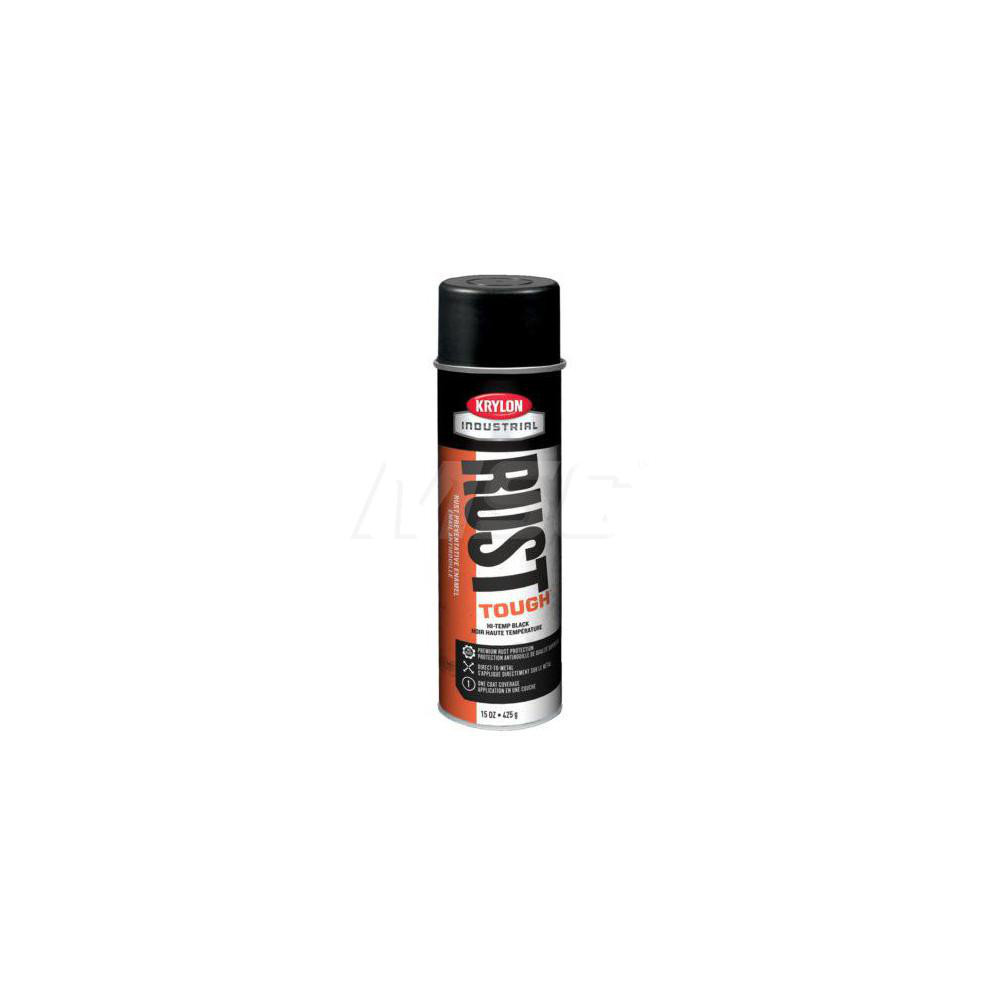 Krylon - Spray Paint: Black, Gloss, 15 oz Net Fill, Rust-Preventive ...