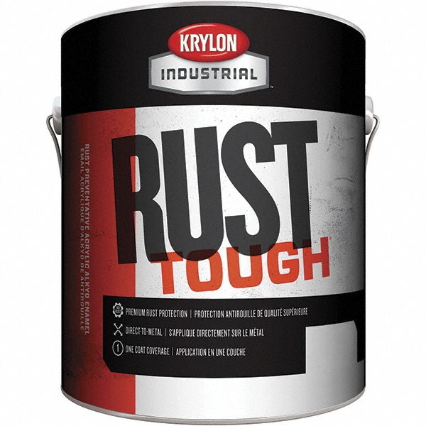 Krylon - Enamel Paint: 1 gal, Gloss Finish, Light Machine Gray | MSC Direct
