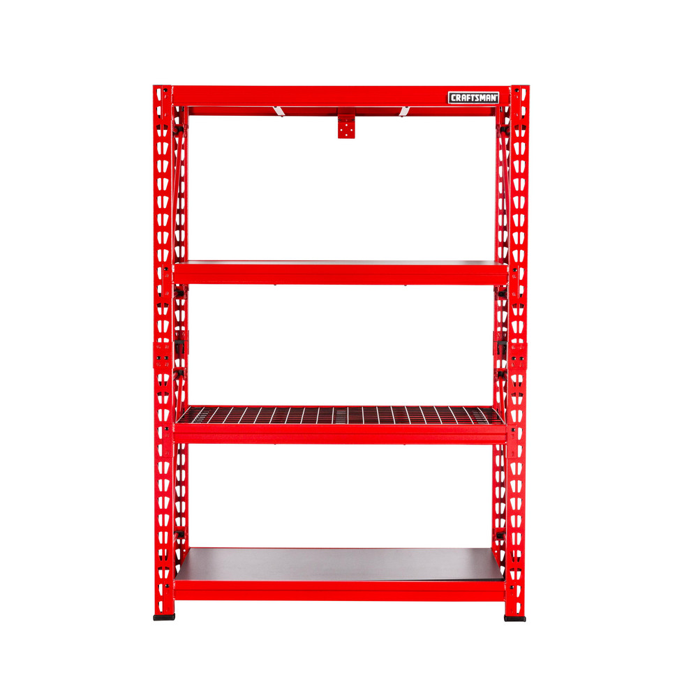 Craftsman - 2-Shelf 3-Foot Tall Stackable Tool Chest Depth Storage Rack ...