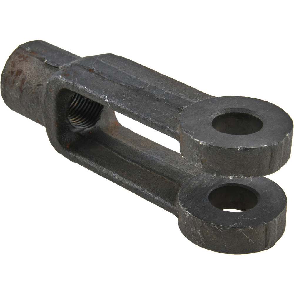 Gibraltar - 3/4-16 Thread, 1-1/2" Yoke Width, Carbon Steel, Tapped Yoke ...