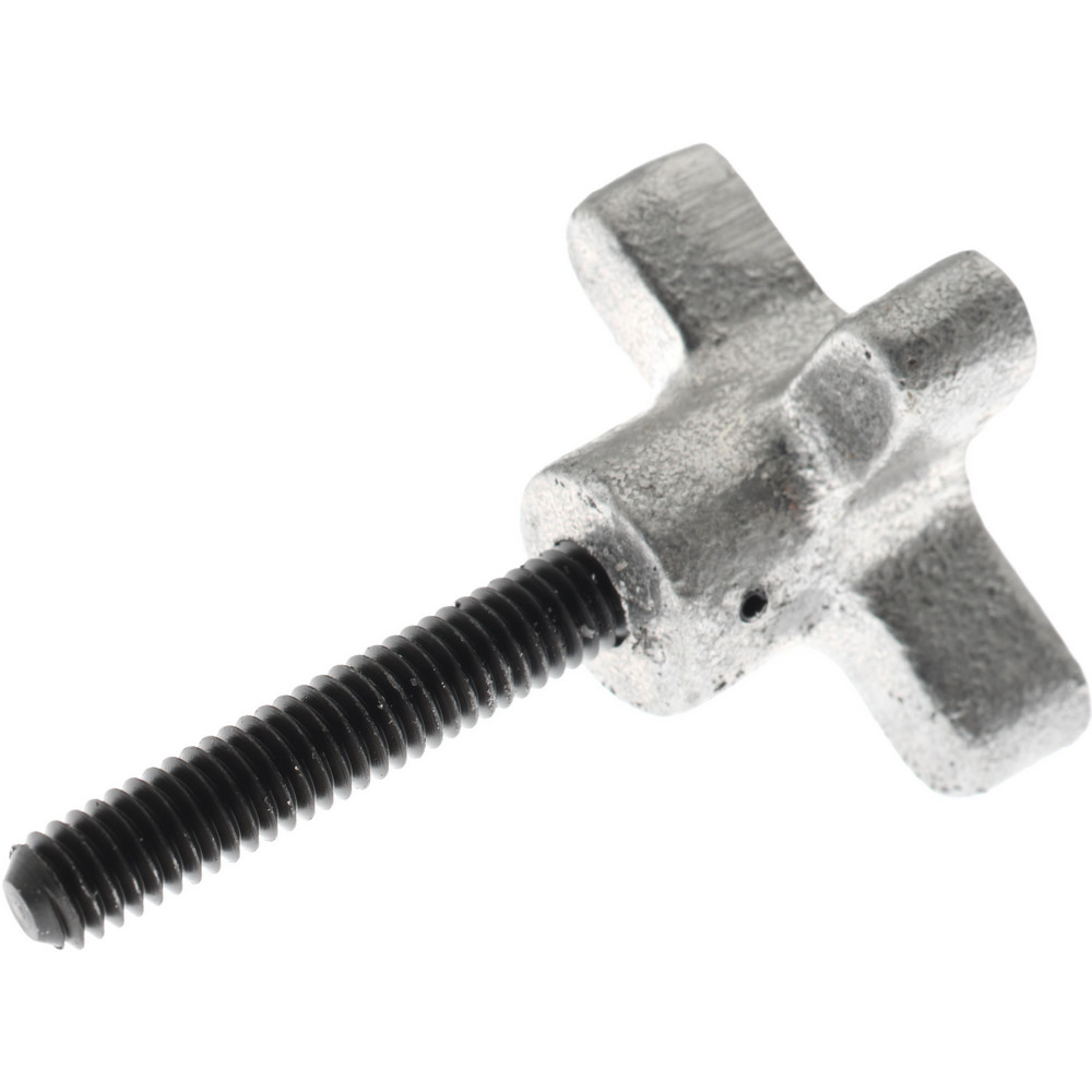 Gibraltar - C-12L14 Steel Thumb Screw: 5/16-18, Lobed Head | MSC Direct
