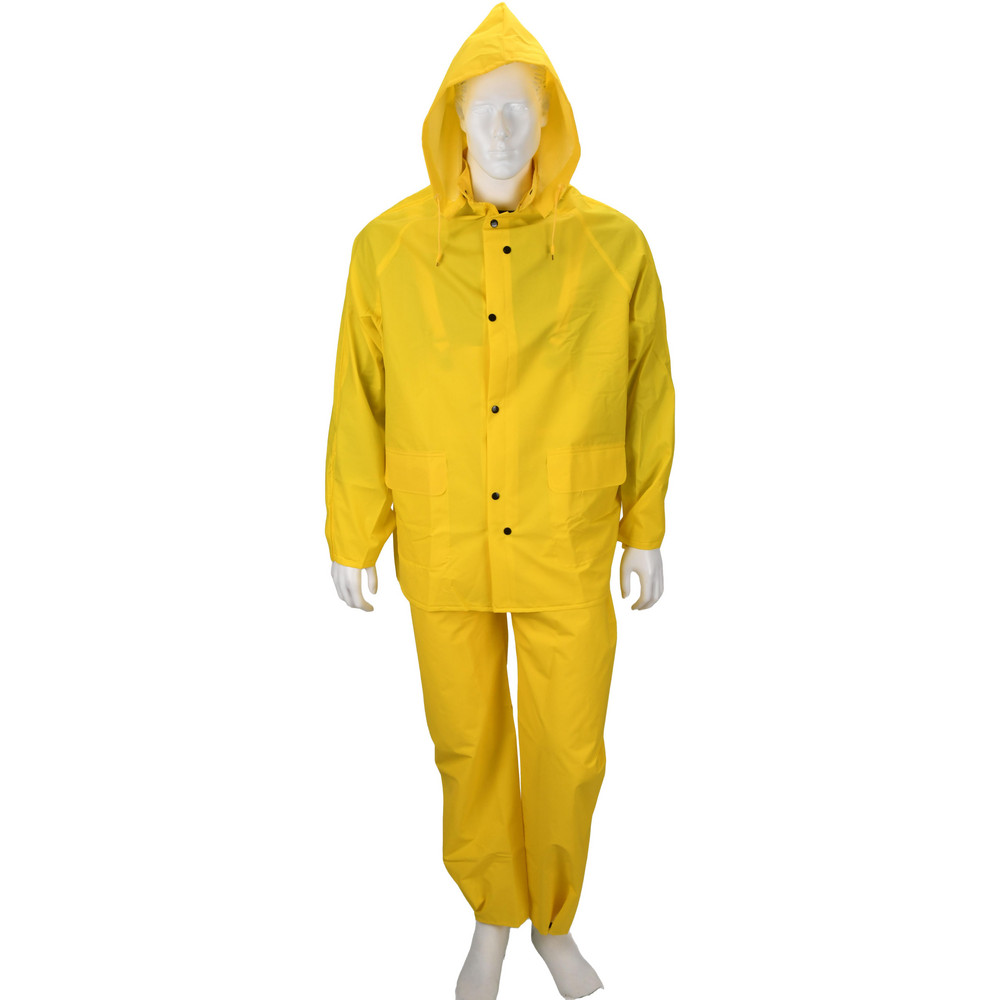 PRO-SAFE - Suit with Pants: Size M, Yellow, Polyester & PVC | MSC ...