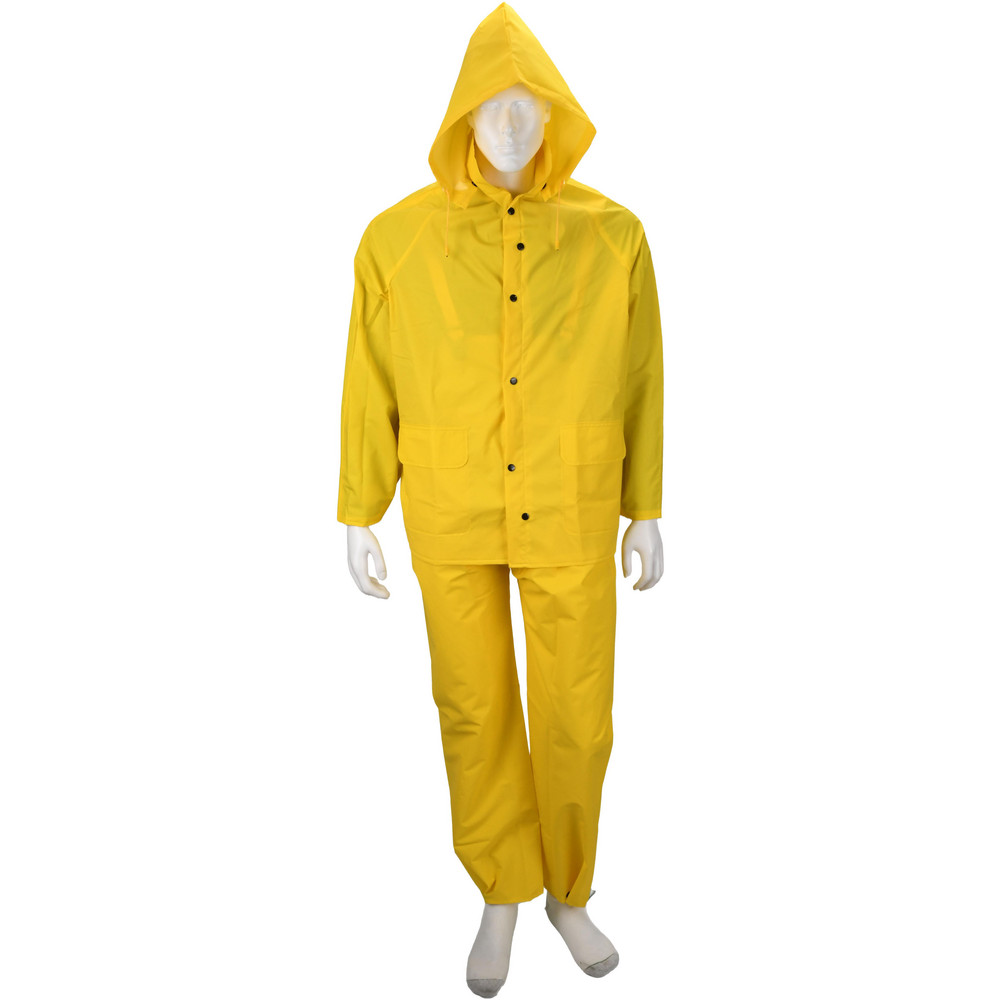 PRO-SAFE - Rain Suit with Pants: Size Large, Non-Hazardous Protection ...