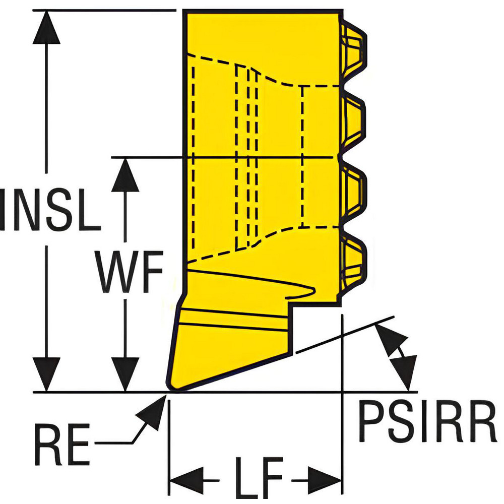 Seco - Grooving Insert: LCE0804020250LR18CP500, Carbide | MSC Direct