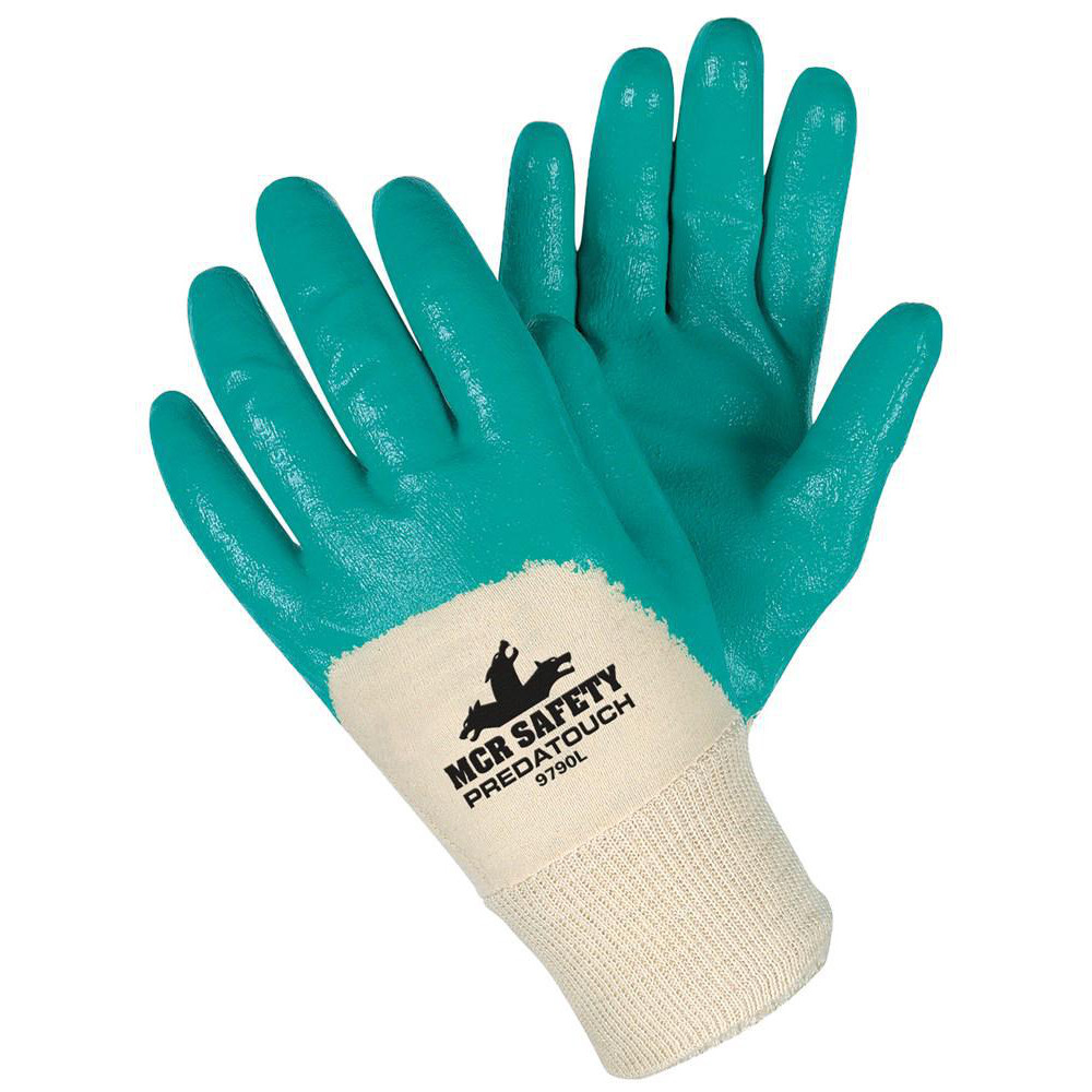 MCR Safety - Work Gloves: Predatouch® 9790, Size X-Large, Nitrile ...