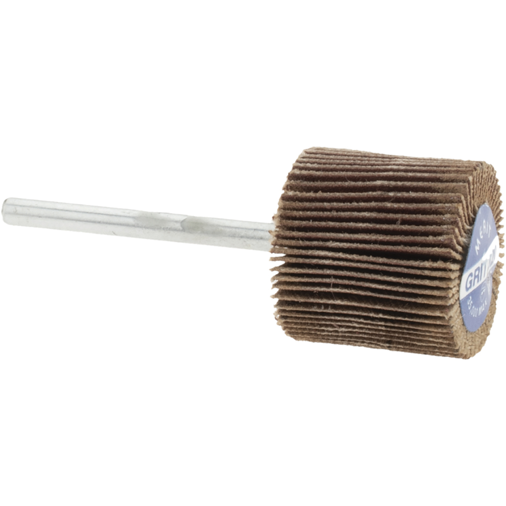 Merit Abrasives - Mounted Flap Wheel: 3/4" Dia, 3/4" Face Width, 320 ...