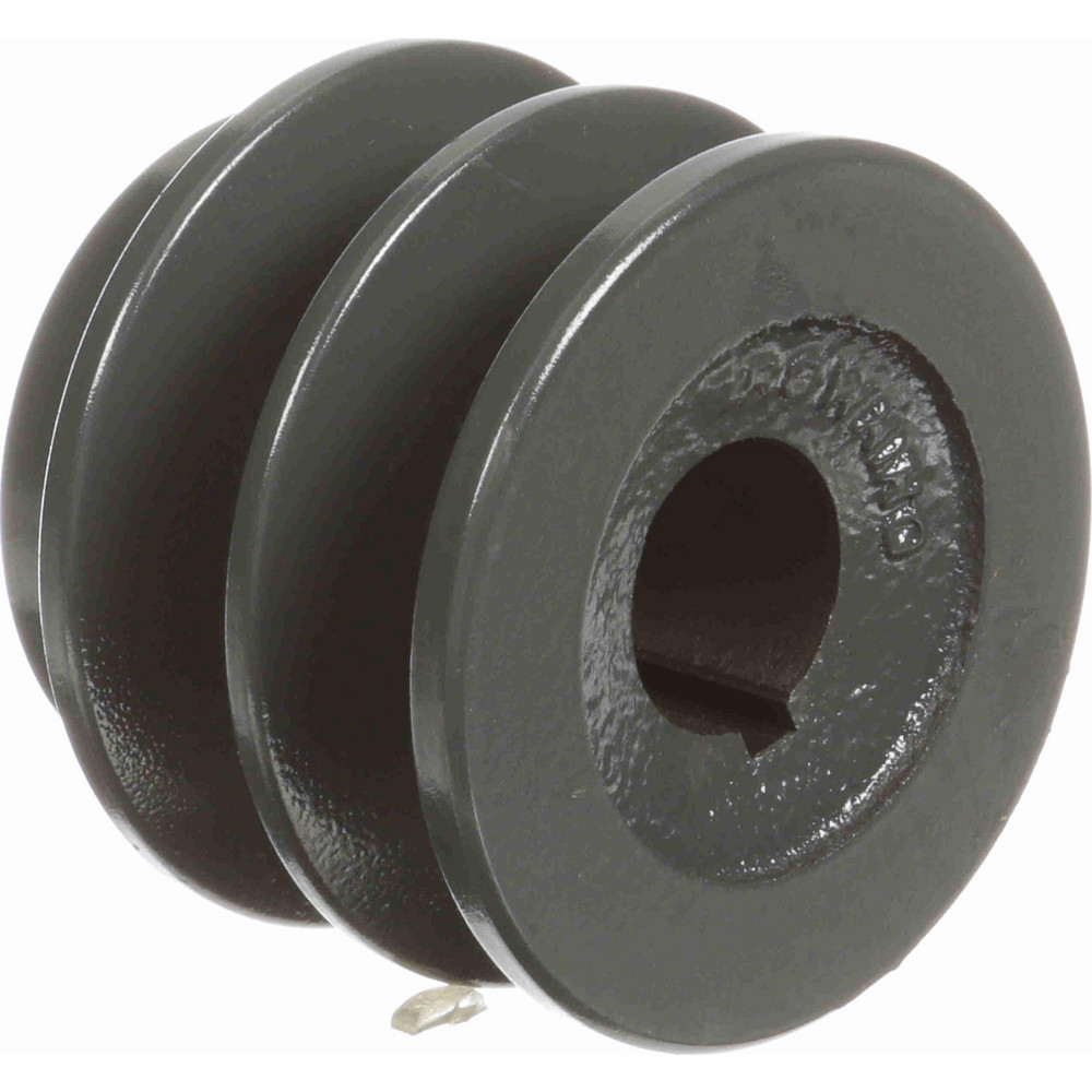 Browning - 7/8" Bore Dia, 2.7" OD, Finished Bore Two Groove Sheave ...