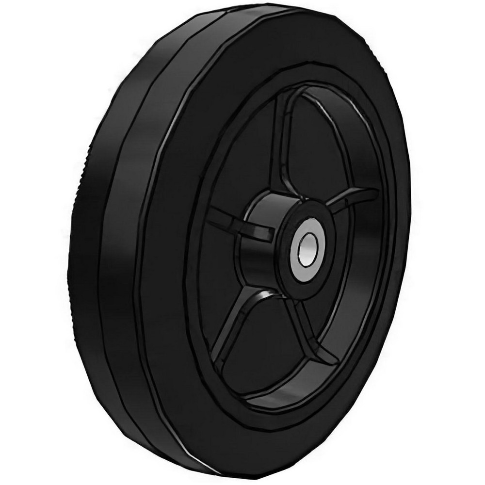 Albion - Caster Wheel: Mold on Rubber, 14" Dia, 3" Wide, 1" Axle | MSC ...
