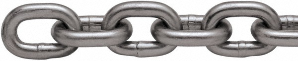 Peerless Chain - 150 Ft. Long, 2600 Lbs. Load Capacity, Carbon Steel ...