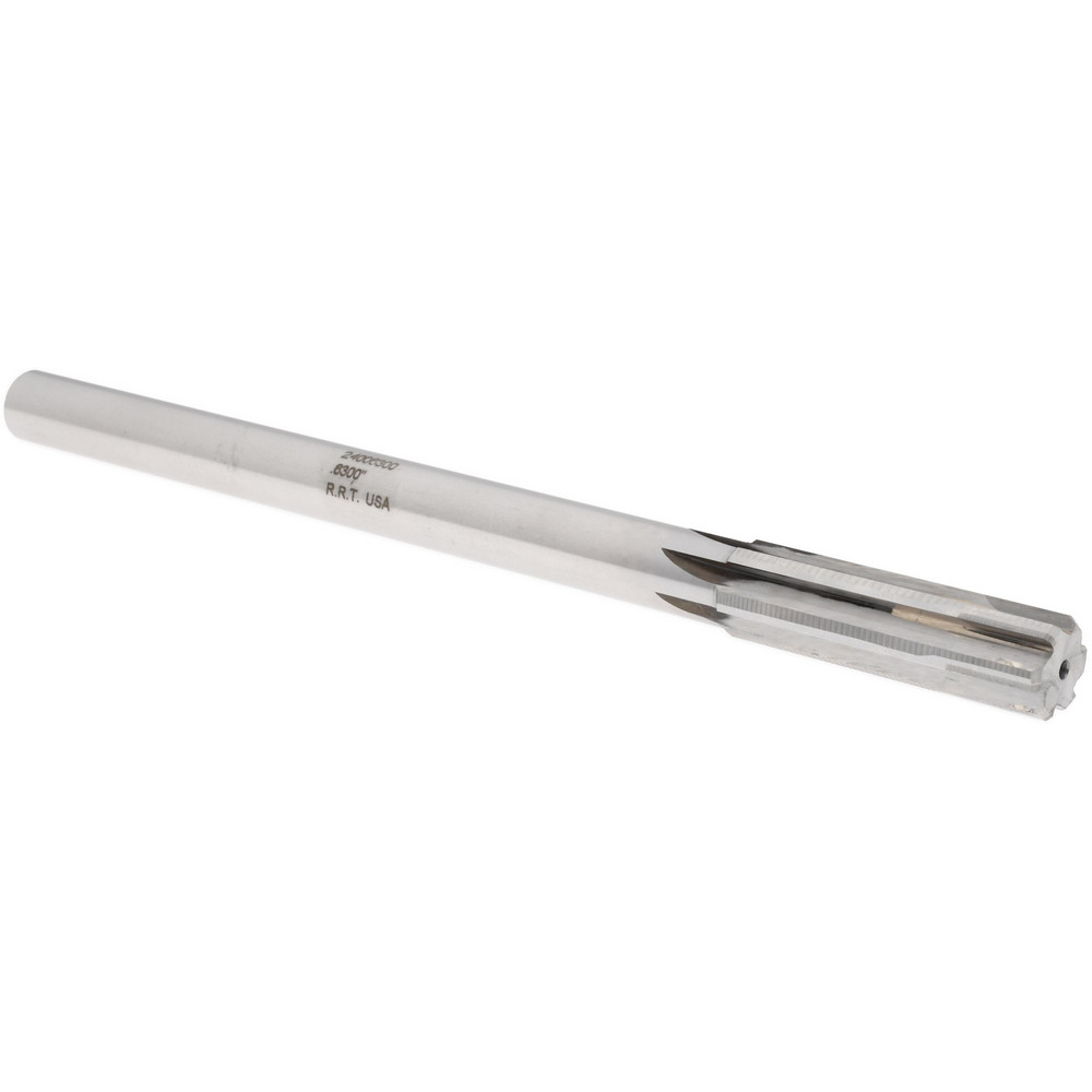 Made in USA - Chucking Reamer: 0.6300" Dia, 9" OAL, 2-1/4" Flute Length ...