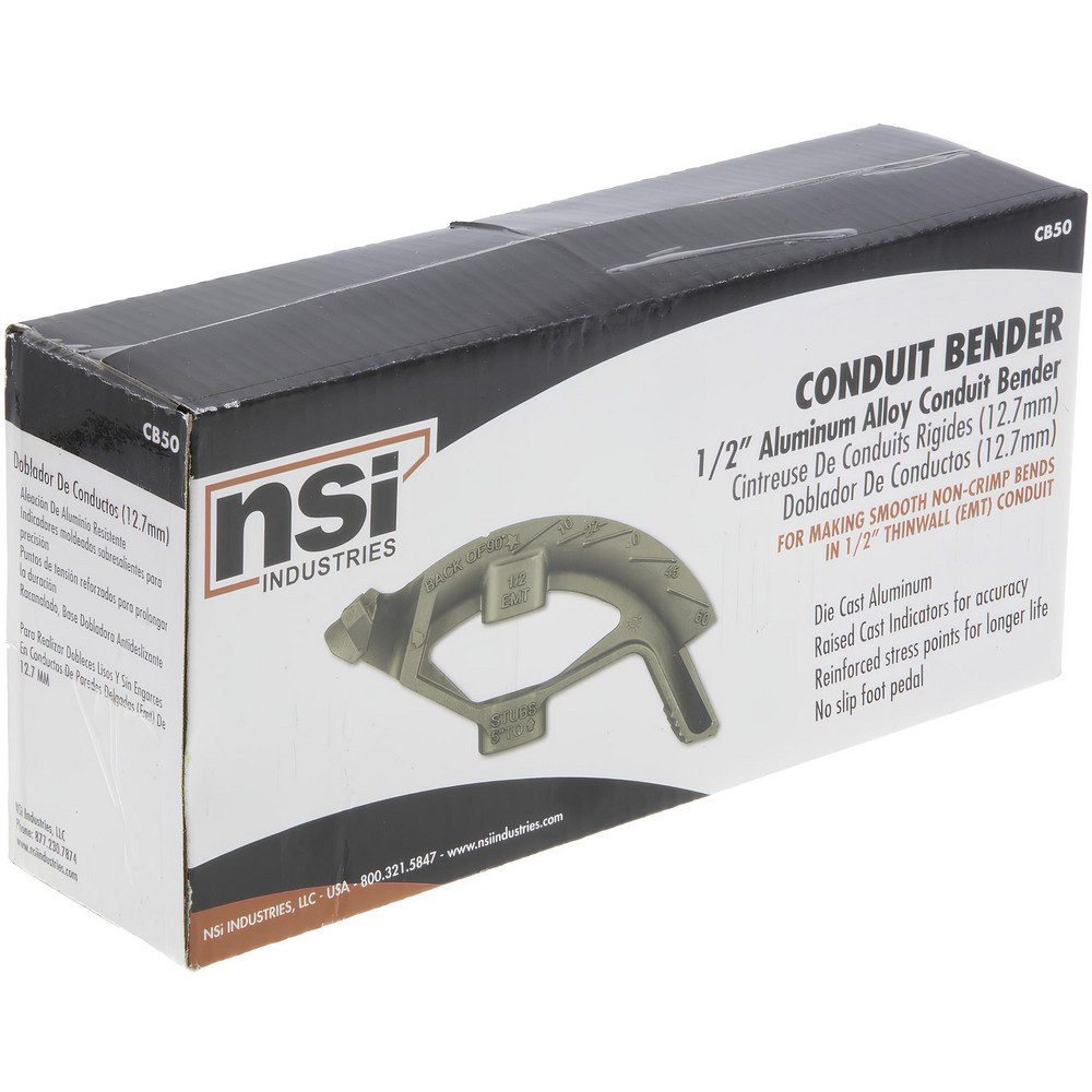 NSI Industries - Conduit & Cable Benders; Bender Type: Hand Conduit ...