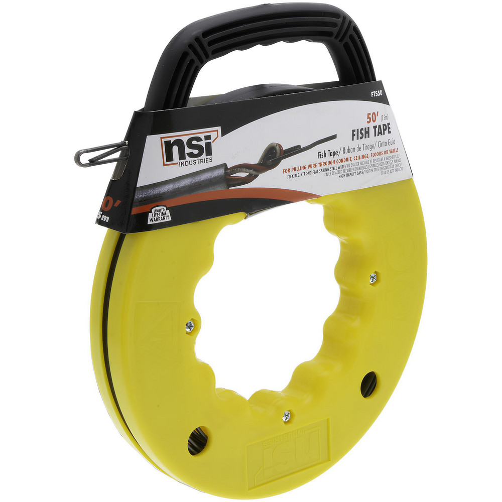 NSI Industries - Fish Tapes: Tape Type: Marked; Material: Steel; Winder ...