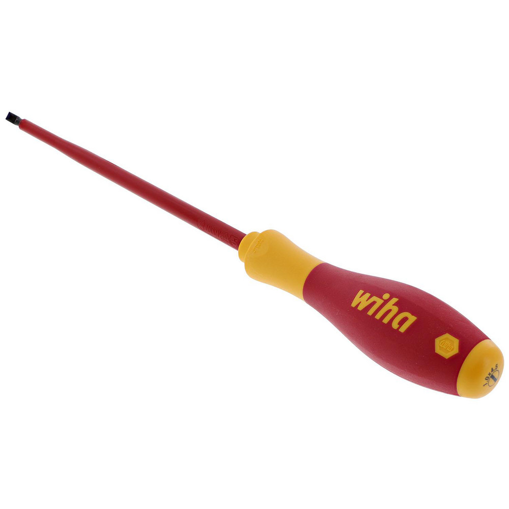 Wiha - Slotted Screwdrivers; Blade Width (Inch): 5/32; Blade Length (mm ...