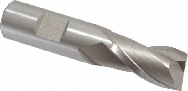 Hertel - 3/4" Diam, 1-5/16" LOC, 2 Flute High Speed Steel Keyway End ...