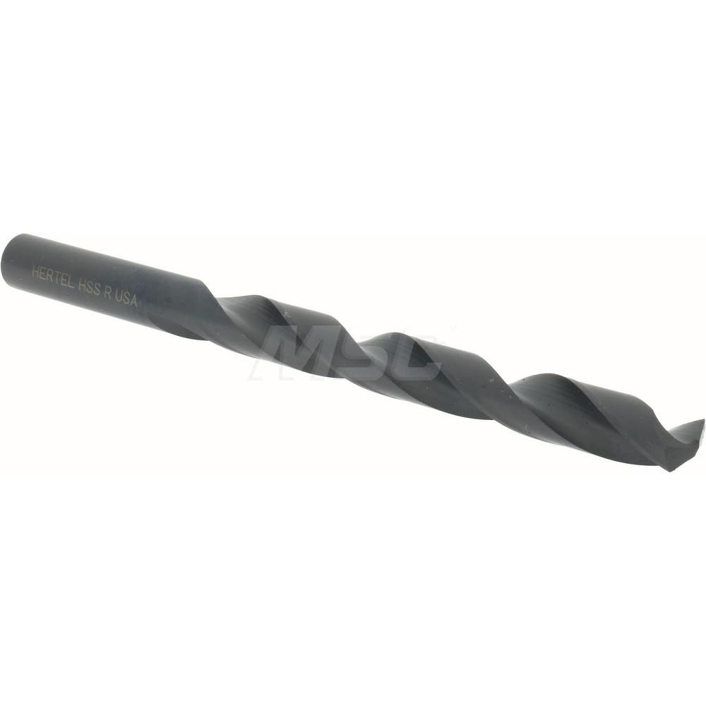 Hertel - Jobber Length Drill Bit: Letter R (0.3390) Dia, 135 deg, HSS ...