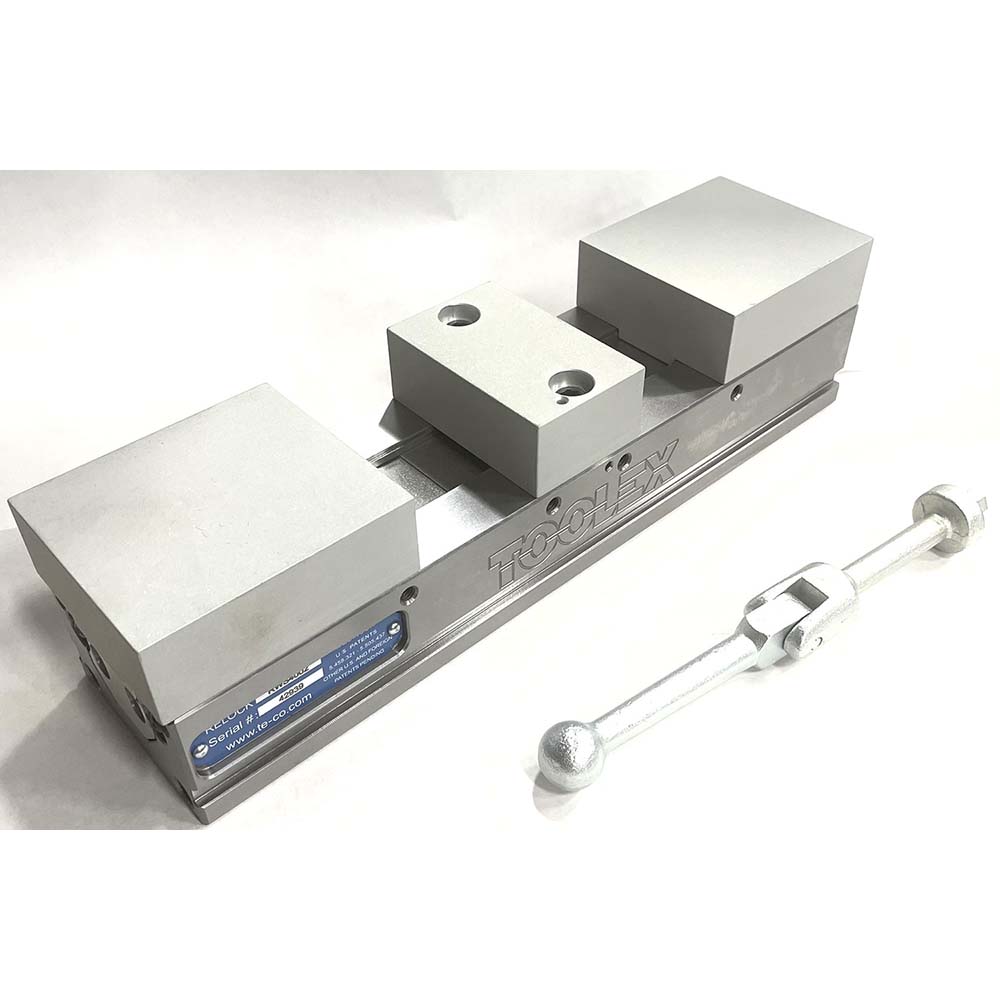 Toolex - Milling Machine Vise: ReLock, Double-Station, 6.8750 Jaw ...