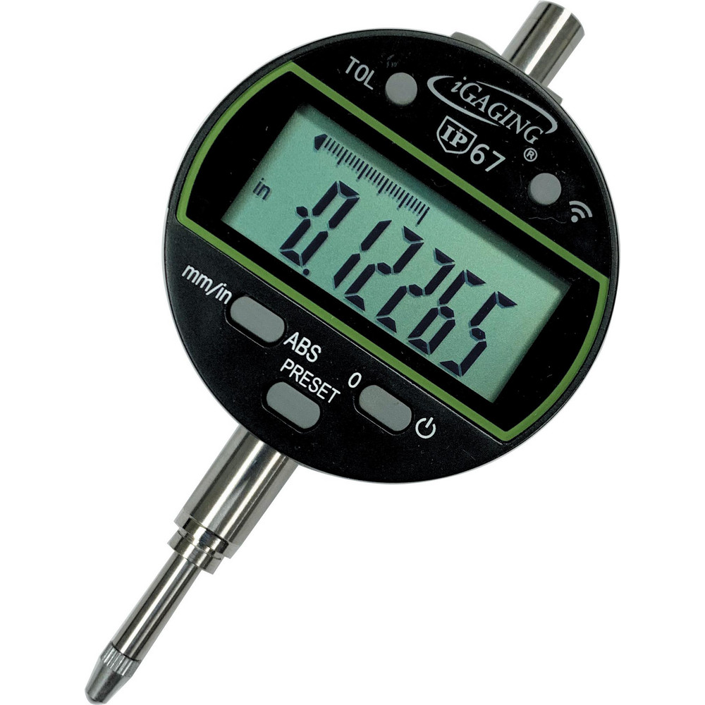 iGaging - LCD Digital Electronic Drop Indicator: 1/2" Max, 0.0003 ...