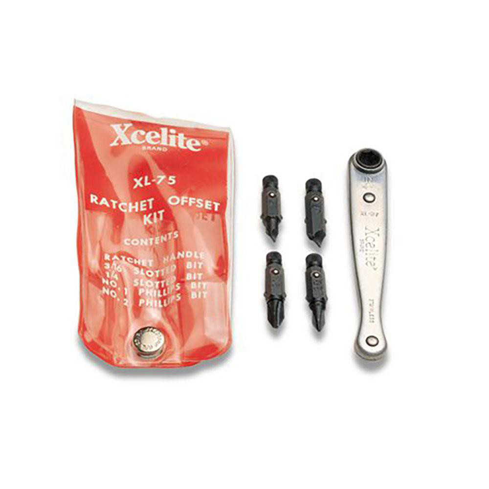Xcelite - Screwdriver Insert Bit Set: Hex Phillips & Slotted | MSC Direct