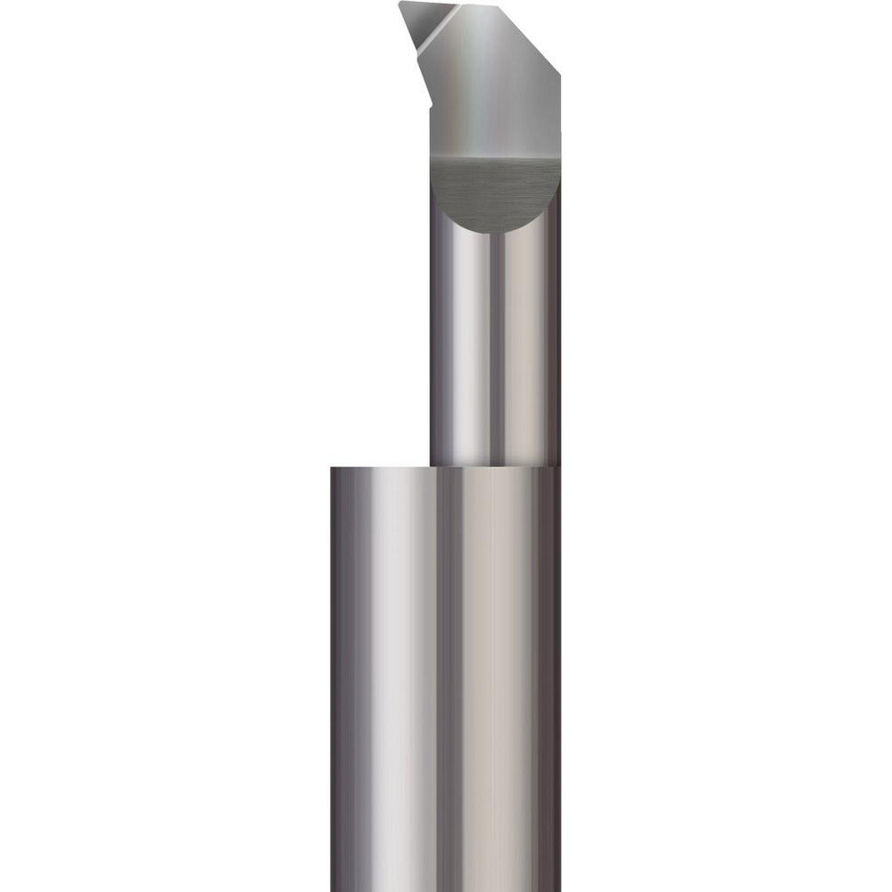 Micro 100 - Boring Bar: 0.0700" Min Bore, 0.6000" Min Bore, Right Hand, 0.1875" Shank Dia, Solid ...