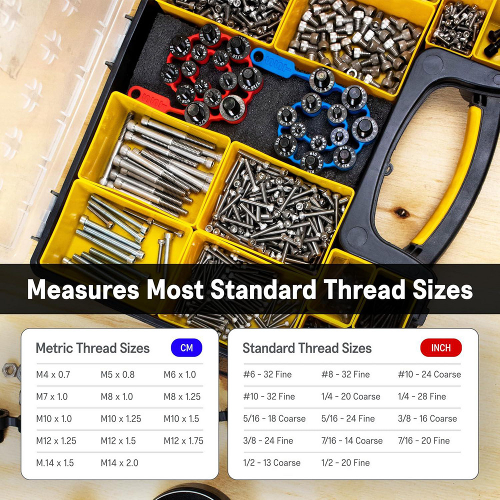 Stupid Simple Tools - Screw Checkers: Thread Type: Inch, Metric ...