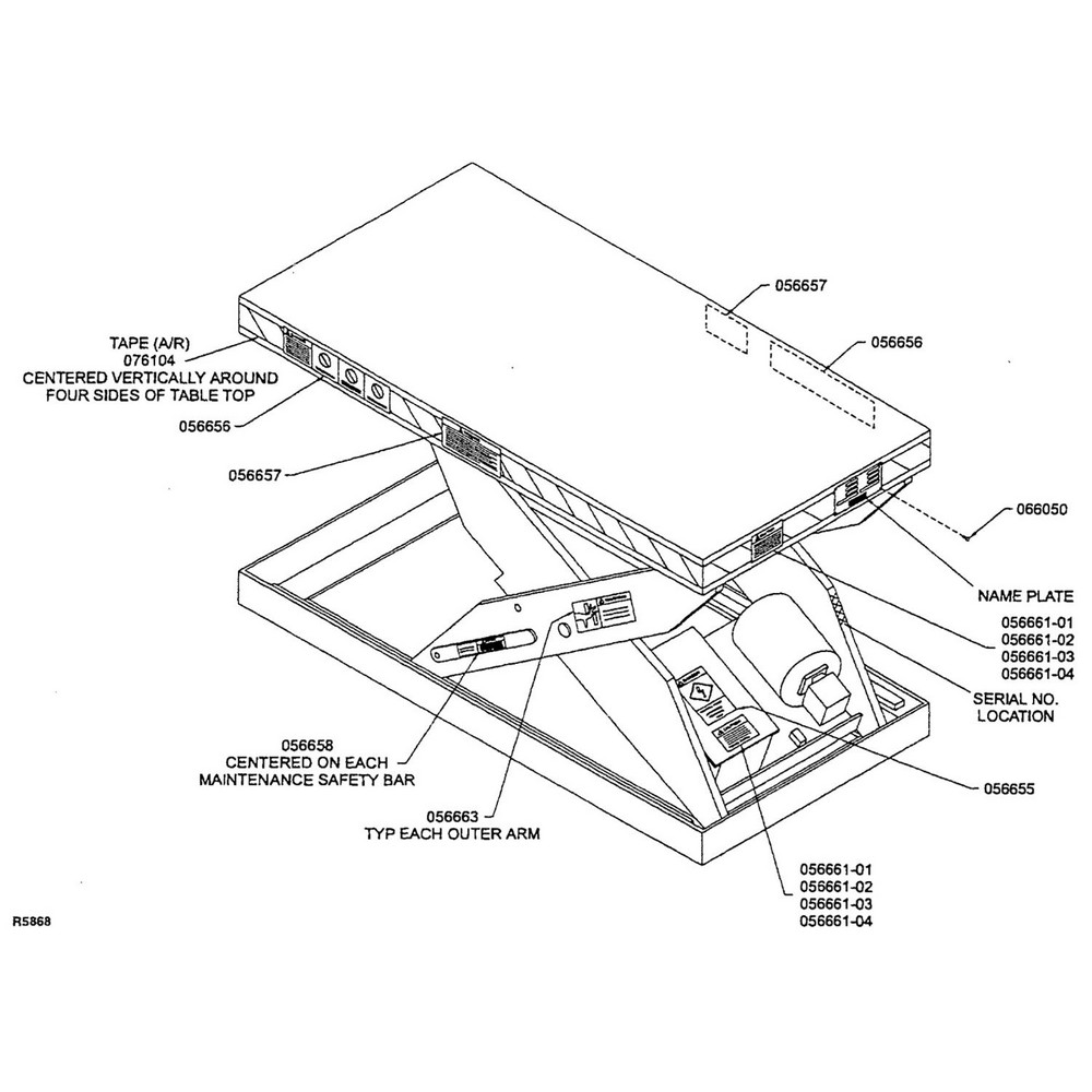 Ballymore - Stationary Lift Tables: Load Capacity (Lb.): 3000.000 ...