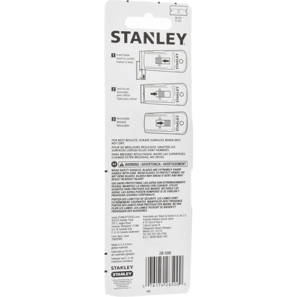 Stanley - Stanley 1- Razor Edge Scraper | MSC Direct