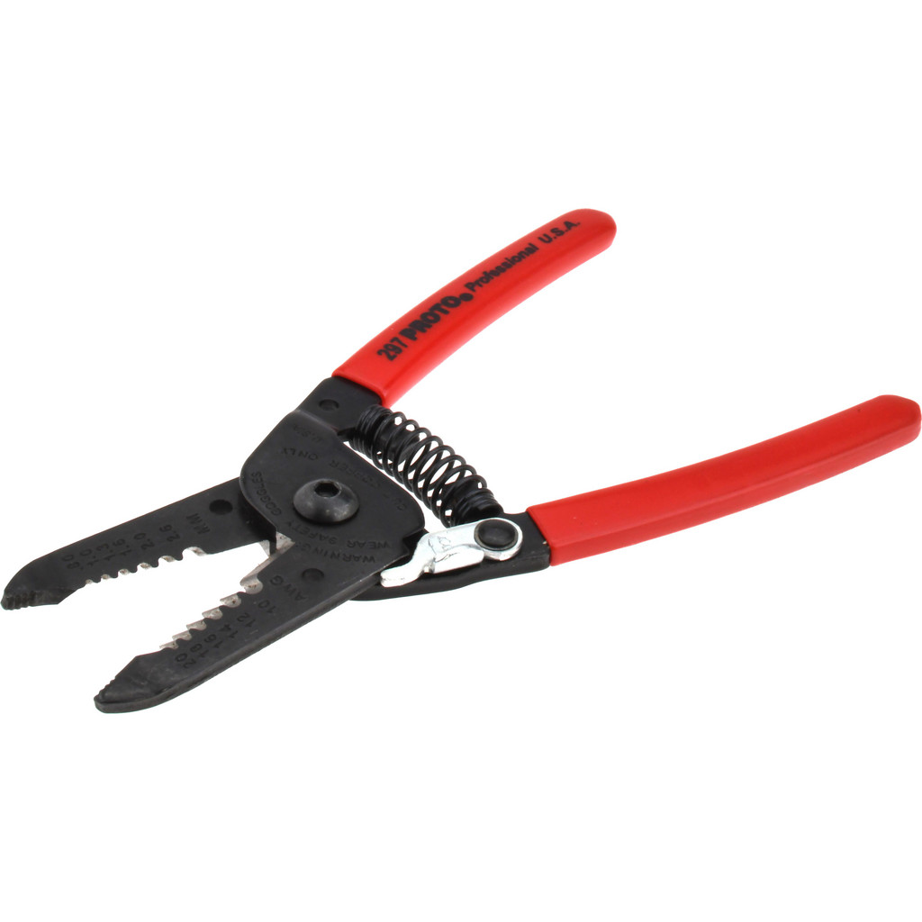 Proto - Wire Stripper: 20 AWG to 10 AWG Max Capacity | MSC Direct