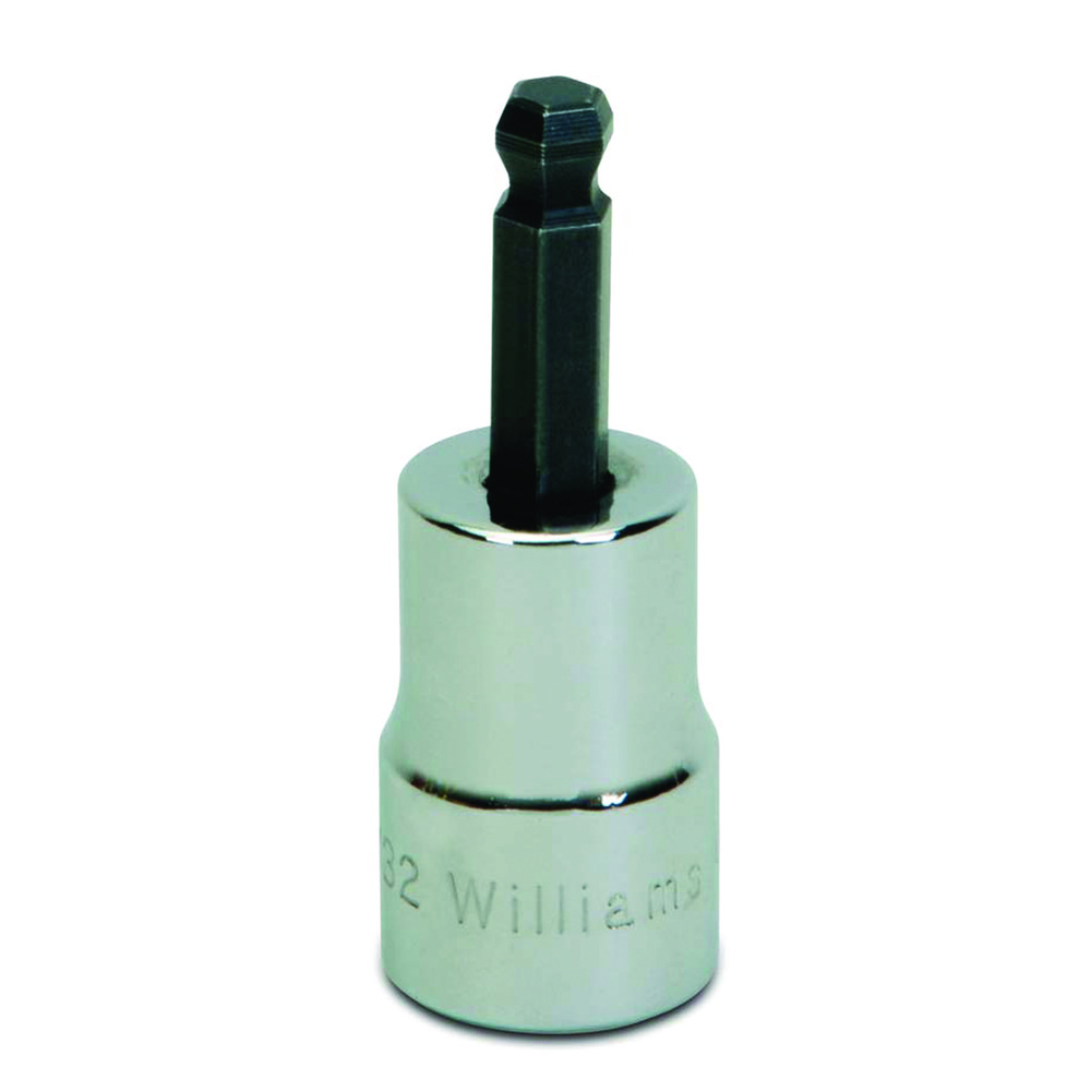 Williams - Hand Hex Bit Socket: 1/2" Drive, 0.1874" Hex | MSC Direct