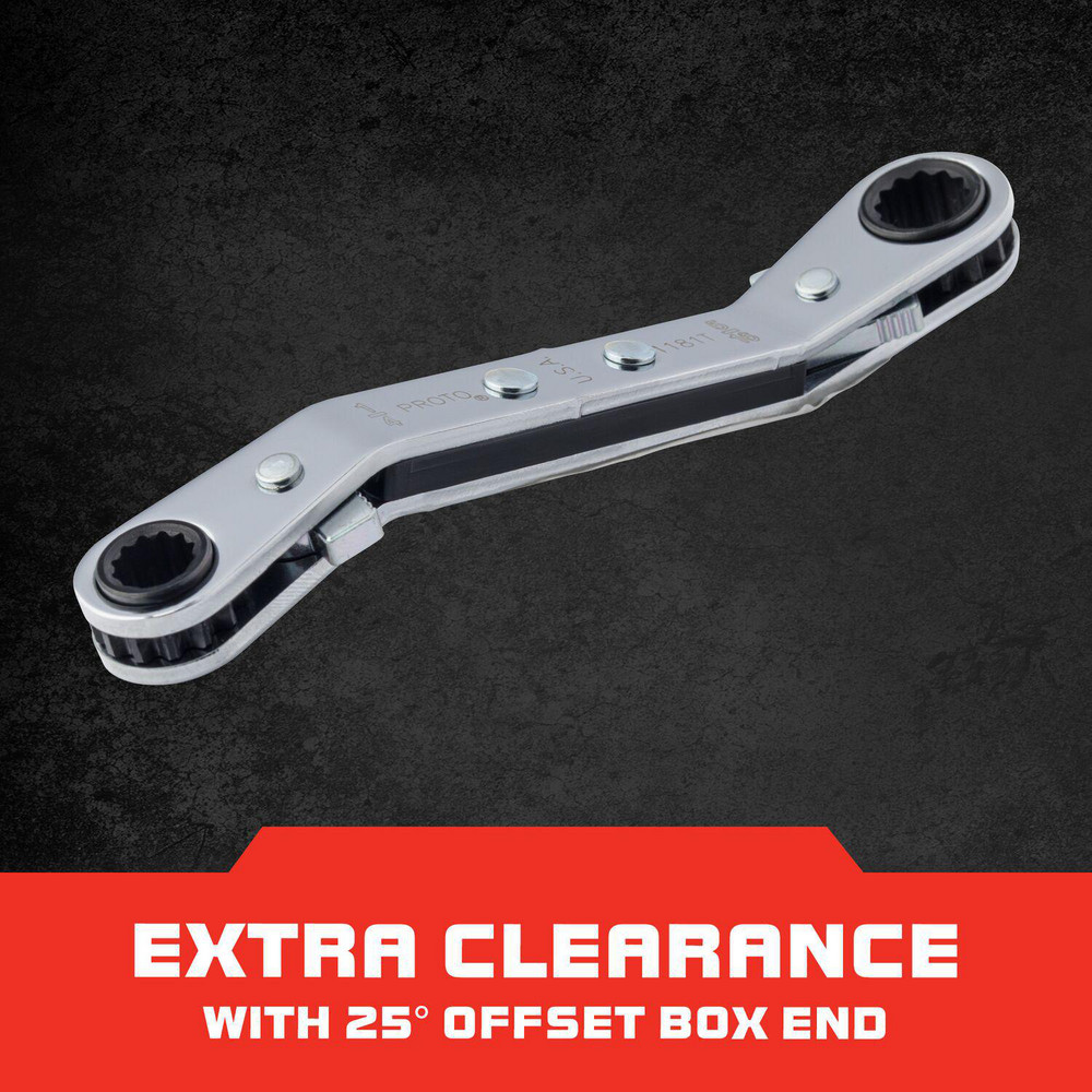 Proto - Offset Box End Wrench: 1/4 x 5/16", 12 Point, Double End | MSC ...