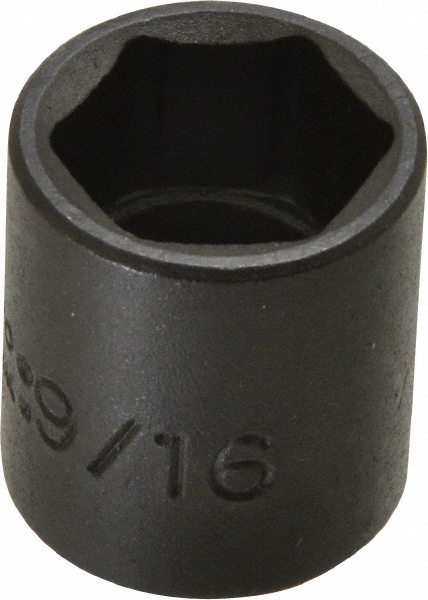 Proto - 1/4" Drive 9/16" Standard Impact Socket - 84982909 - MSC ...
