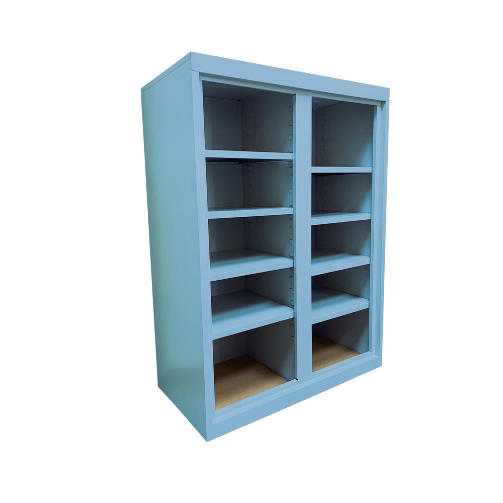 Steel Cabinets USA - Closed Shelving Free Standing Unit: 8 Shelves, 80 ...