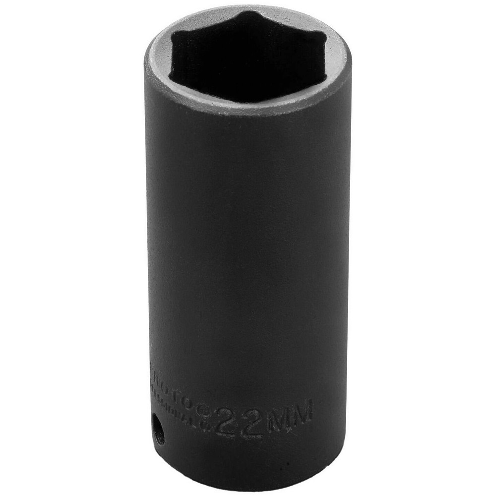 Proto - Impact Socket: 3/8" Drive, 22 mm Socket, Hex Drive | MSC Direct